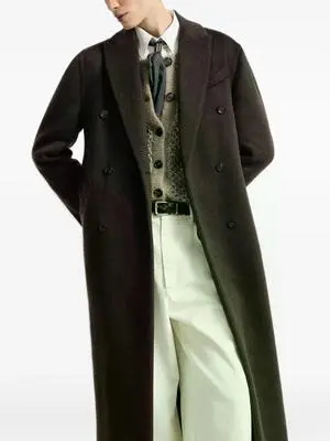Brunello Cucinelli Double-breasted Coat - Red
