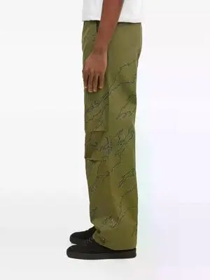 MAHARISHI Bonsai Embroidered Landscape Trousers