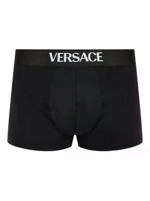 Versace Logo-band Boxer - Black