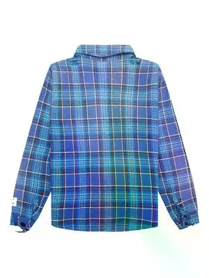 GALLERY DEPT. Frayed Plaid Shirt - Blue