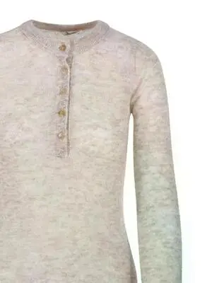 HAIKURE Button-front Long-sleeve Bodysuit