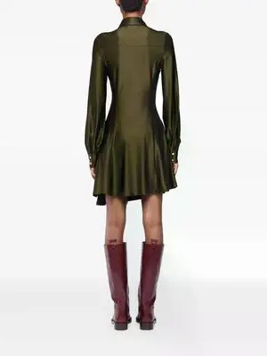 Rabanne Button-embellished Draped Dress