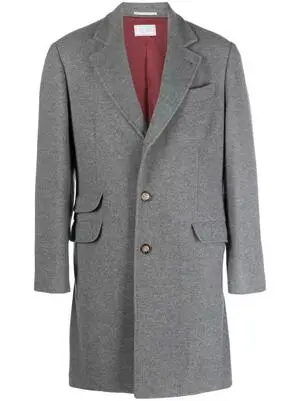 Brunello Cucinelli Button-down Single-breasted Coat