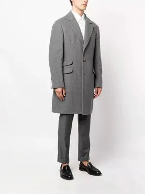 Brunello Cucinelli Button-down Single-breasted Coat