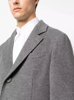Brunello Cucinelli Button-down Single-breasted Coat