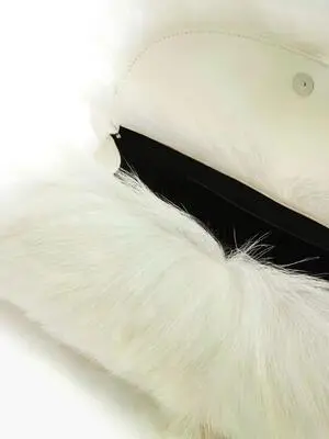 JIL SANDER Small Cannolo Goat-hair Shoulder Bag