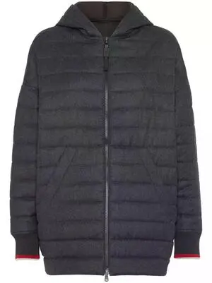 Brunello Cucinelli Padded Wool Coat