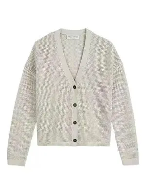 Marc O'polo Ribbed-knit Button-down Cardigan