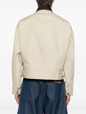 JW Anderson Curved-hem Cotton Jacket