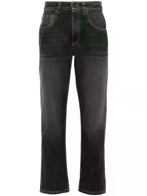 Brunello Cucinelli Monili-detail Cotton Jeans
