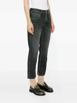 Brunello Cucinelli Monili-detail Cotton Jeans