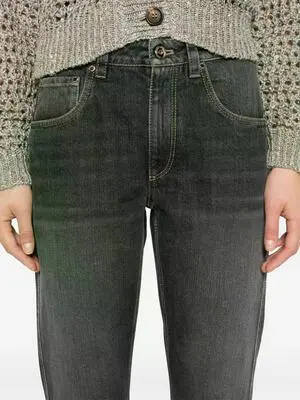 Brunello Cucinelli Monili-detail Cotton Jeans