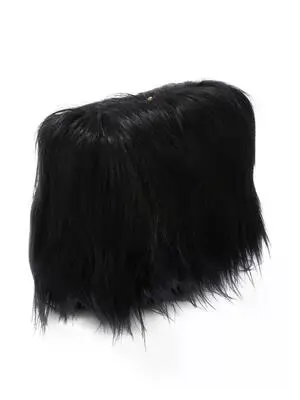 JIL SANDER Goji Pillow Hairy Medium Clutch Bag