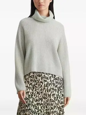 Marc O'polo Turtleneck Ribbed Jumper - Grey