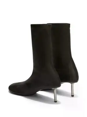 JIL SANDER 60mm Leather Ankle Boots