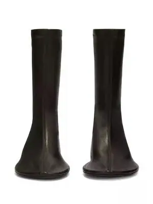 JIL SANDER 60mm Leather Ankle Boots