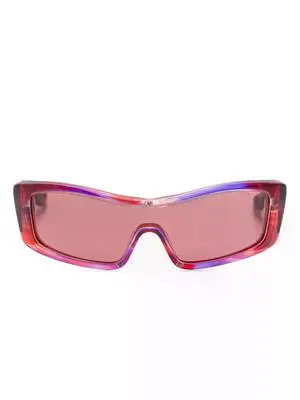 Dita Oversized-frame Sunglasses - Red