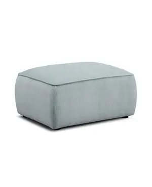 TOV FURNITURE Travie Ottoman - Sea Blue