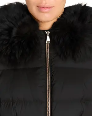 Moncler Boedic Belted Puffer Coat - Black