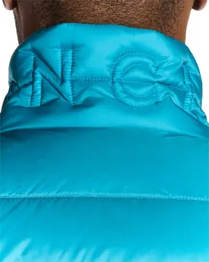 Moncler Rocoque Zip Front Vest - Turquoise