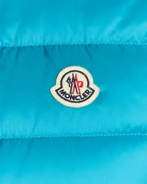 Moncler Rocoque Zip Front Vest - Turquoise