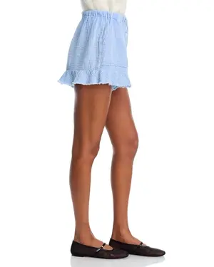 Aqua Matteo Gauze Shorts