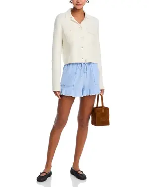 Aqua Matteo Gauze Shorts Exclusive