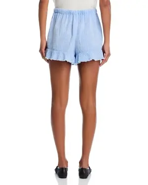 Aqua Matteo Gauze Shorts Exclusive