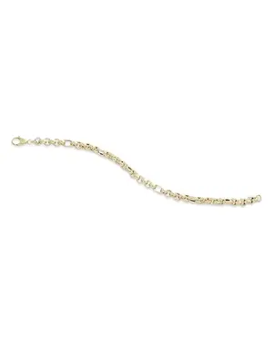 Bloomingdale'S 14k Yellow Rolo Figaro Chain Link Bracelet - Gold