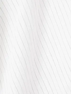JW Anderson Pleated Pinstriped Poplin Mini Skirt