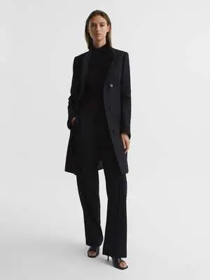 REISS Mia Wool-blend Mid-length Coat