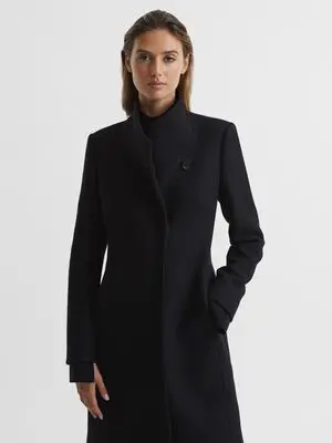 REISS Mia Wool-blend Mid-length Coat