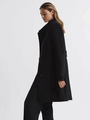 REISS Mia Wool-blend Mid-length Coat