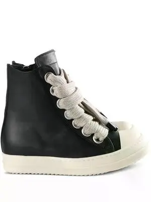 Rick Owens Leather High-top Sneakers