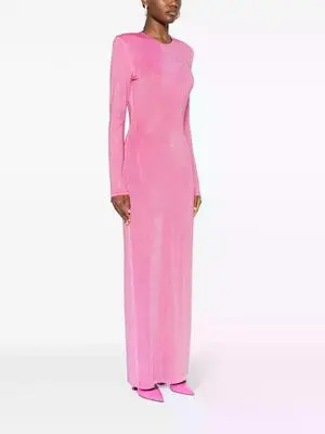 ROTATE BY BIRGER CHRISTENSEN Crystal-embellished Open-back Gown