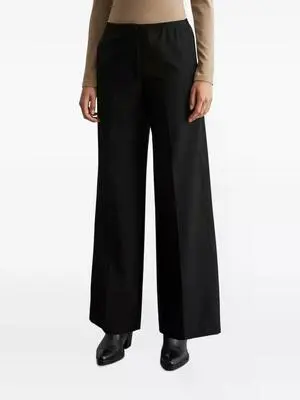 Marc O'polo Pressed-crease Trousers - Black