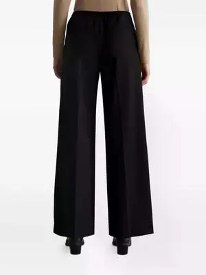 Marc O'polo Pressed-crease Trousers - Black
