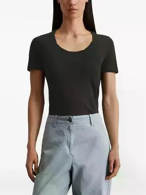 Marc O'polo Scoop-neck T-shirt - Black