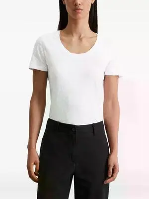 Marc O'polo Scoop-neck Short-sleeve T-shirt - White