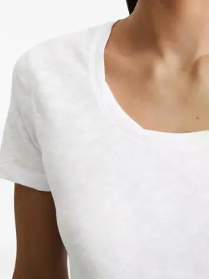 Marc O'polo Scoop-neck Short-sleeve T-shirt - White