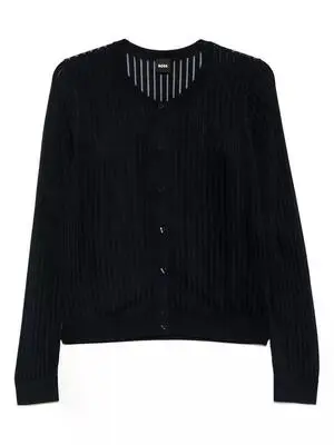 Boss Ribbed Cardigans For Women