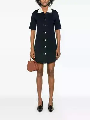 Thom Browne Fine-ribbed Mini Dress