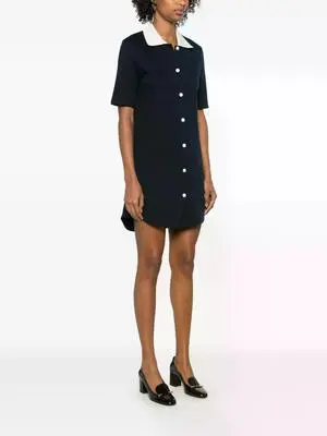 Thom Browne Fine-ribbed Mini Dress