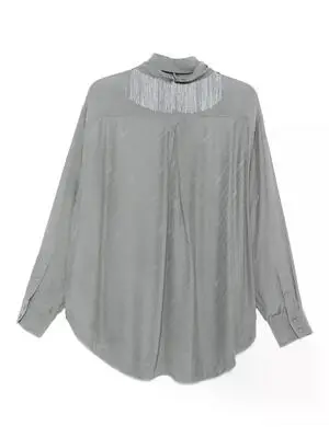 BOSS Fringe-detail Blouse