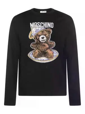 Moschino Intarsia-knit Sweater - Black