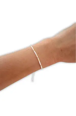 EMERSON & OLIVER Set Of Beaded Friendship Bracelets - White