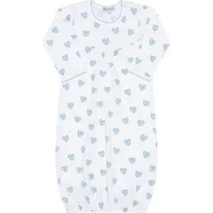 NELLAPIMA Heart Print Gownbaby - Blue