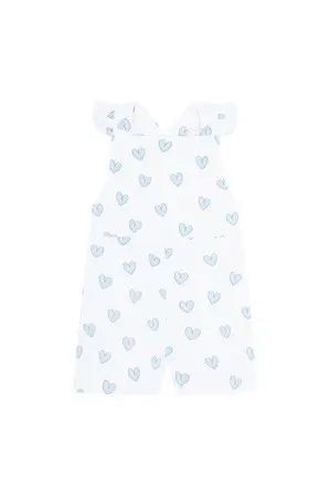 NELLAPIMA Heart Print Romper - Blue