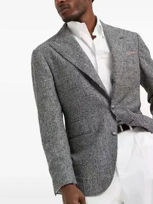 Brunello Cucinelli Single-breasted Checked Blazer