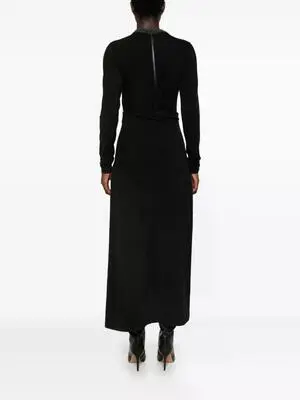 Brunello Cucinelli Draped Jersey Maxi Dress